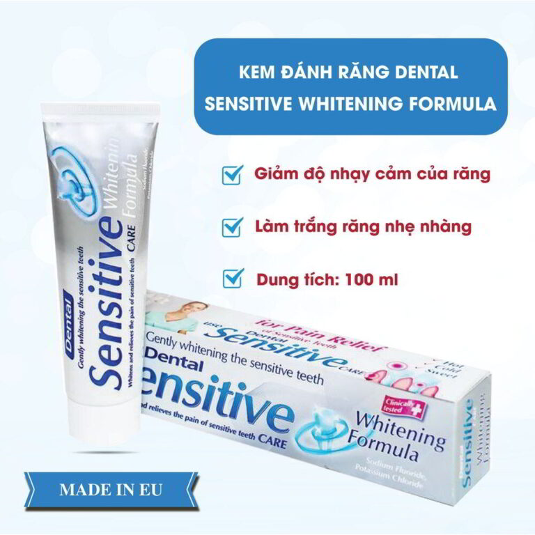 Kem đánh răng Dental Sensitive Whitening Formula - Giỏ hàng thông minh